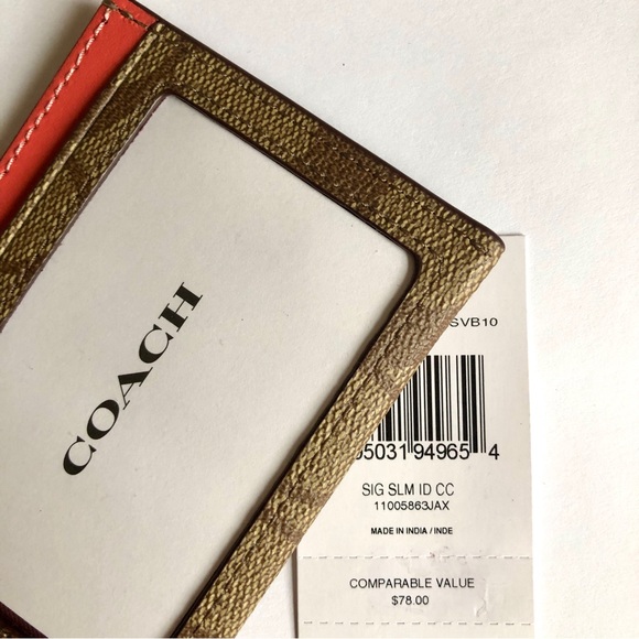 Coach | Bags | Coach Id Card Case | Poshmark